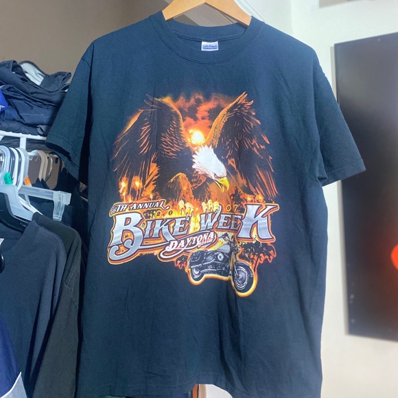 Gildan | Shirts | 207 Fire Eagle Bike Week T Shirt | Poshmark